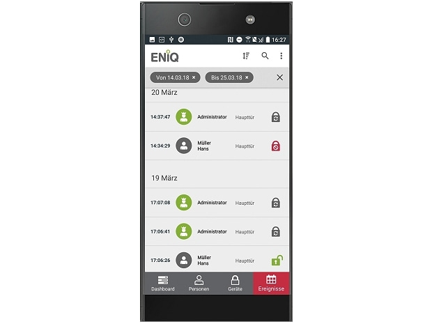 ENiQ App, ENiQ Management Software | DOM Sicherheitstechnik