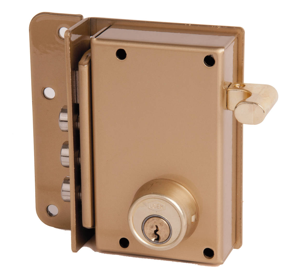 UCEM 4500S - Single Point Rim Lock - DOM-MCM, Metalúrgica Cerrajera de ...