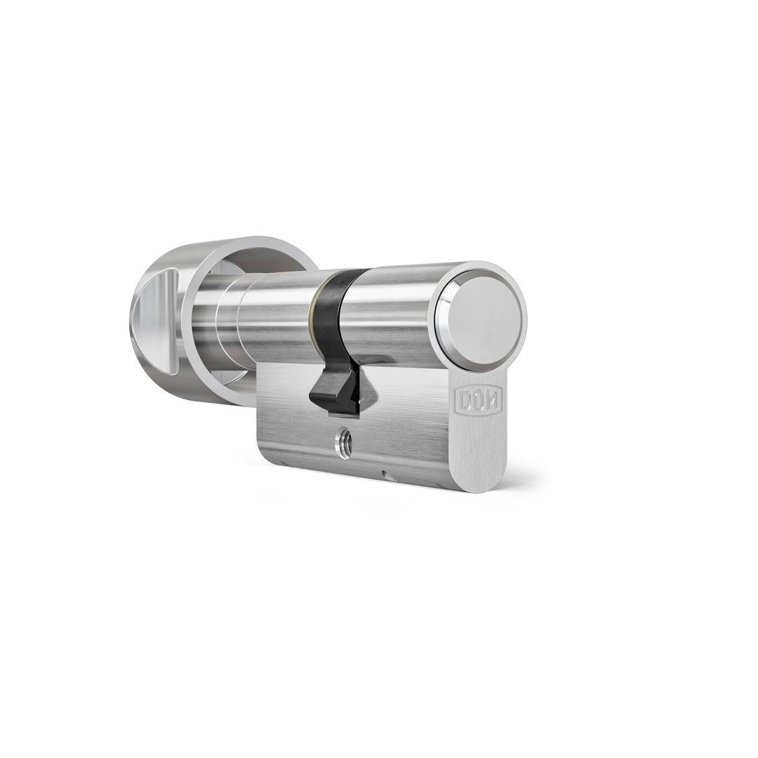 DOM ix Twido European Profile Blind Double Cylinder with Knob ...