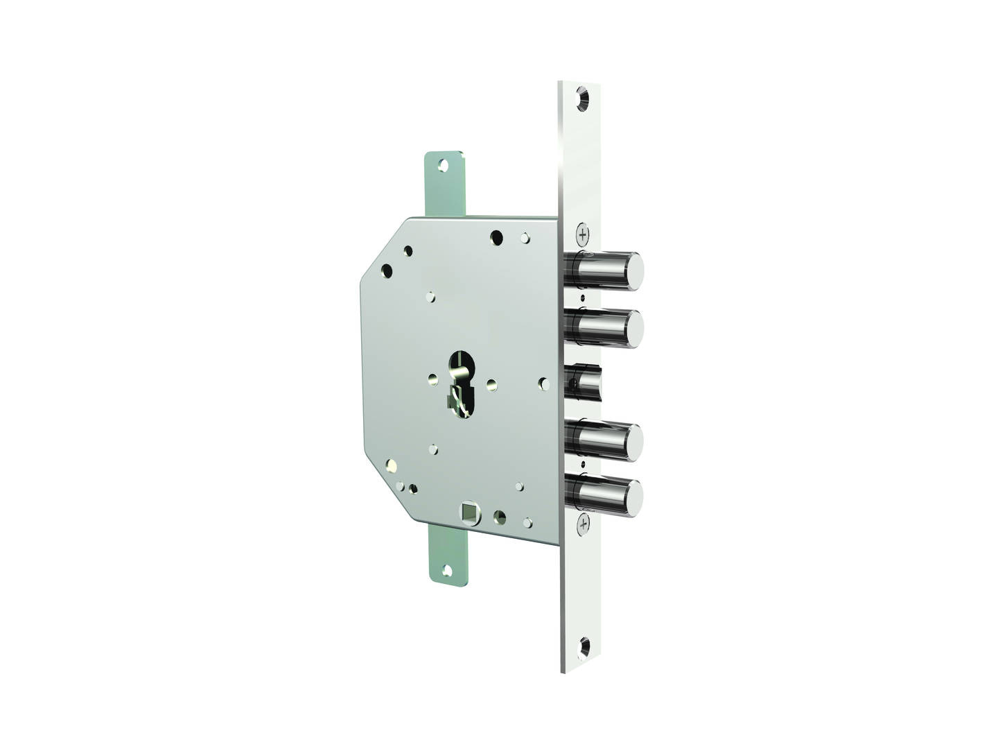 High security Mortise lock CR 2100 PE NEW BLOC - Locks for armoured ...