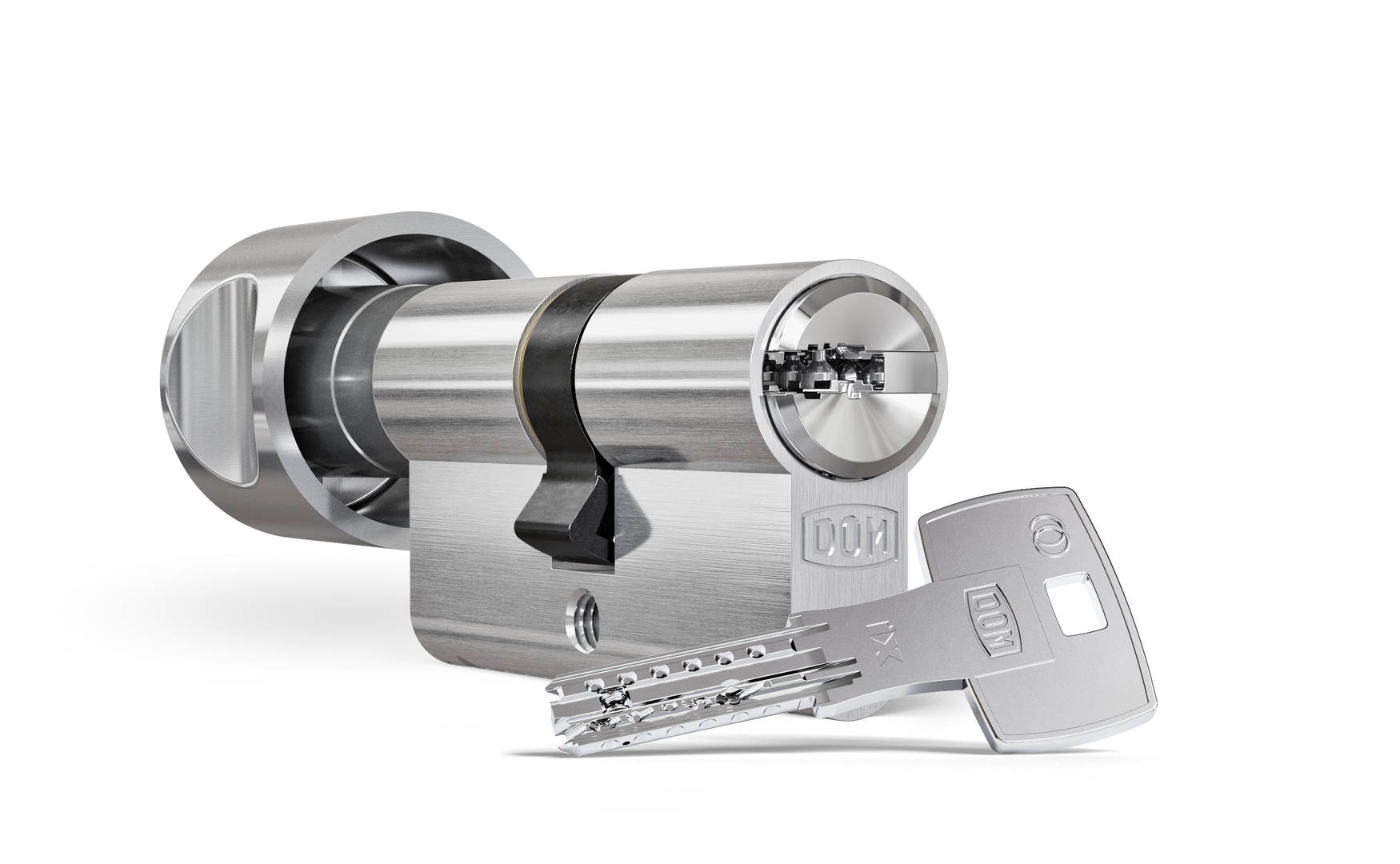 DOM ix Twido European Profile Double Cylinder with Knob - Cylinders and ...